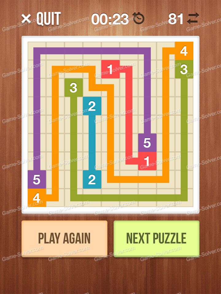 Number Link Sharp Path Level 28 • Game Solver