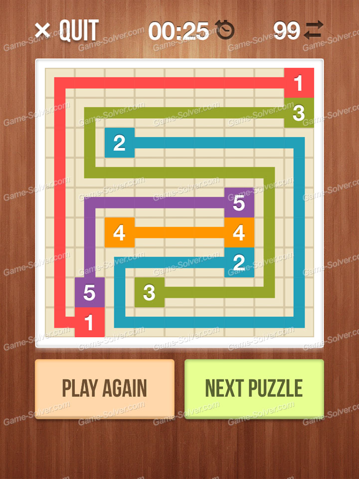 Number Link Sharp Path Level 48 • Game Solver