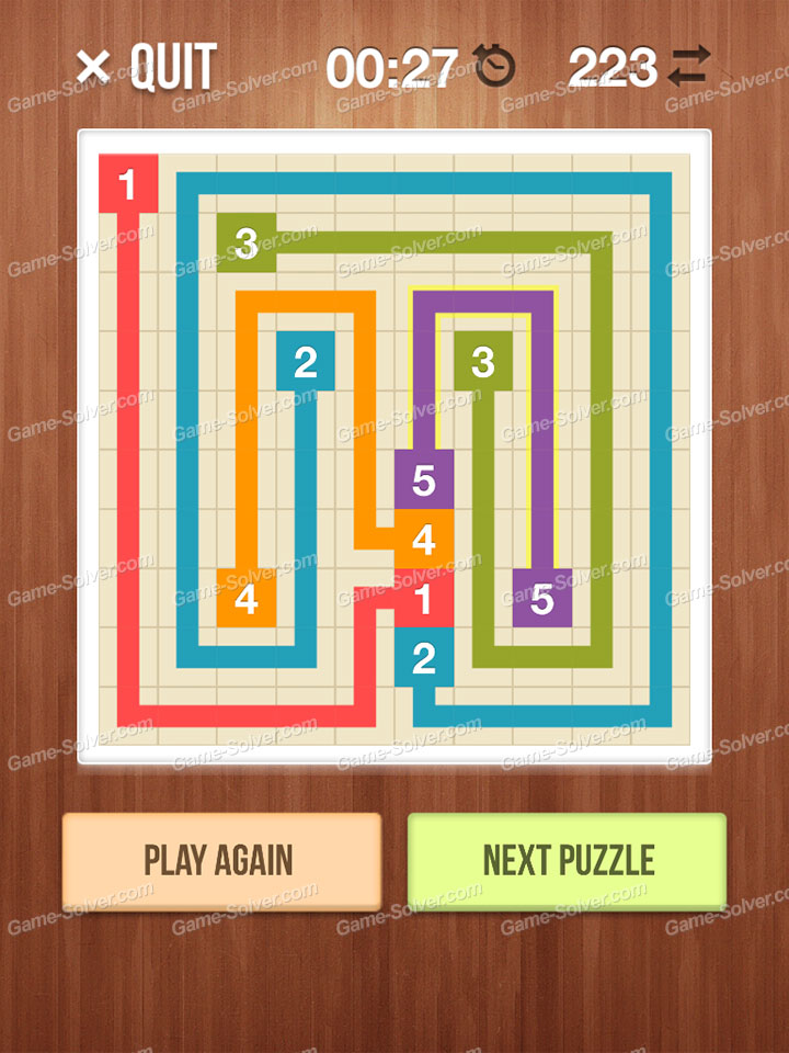 Number Link Sharp Path Level 85 • Game Solver