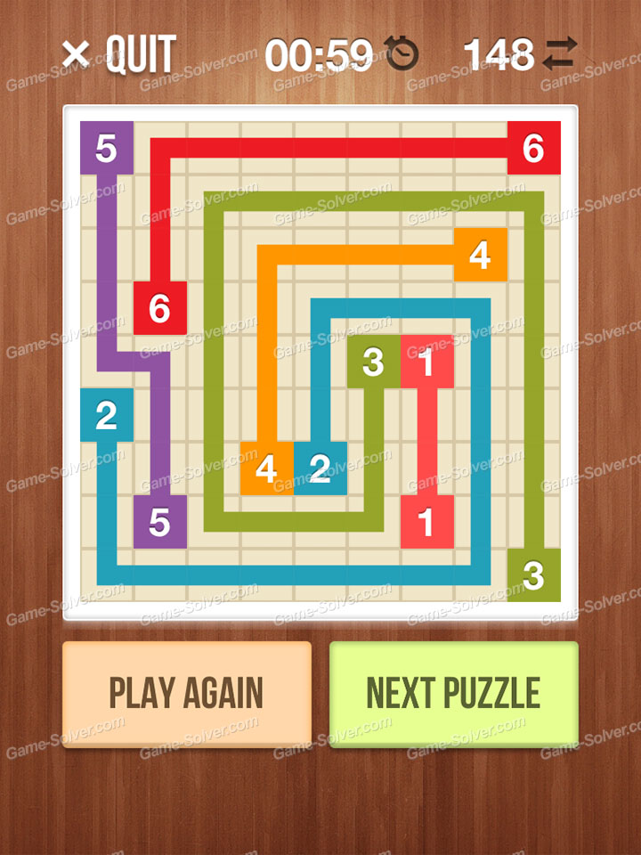 Number Link Wider Horizons Level 11 • Game Solver