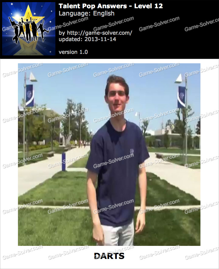 Talent Pop Level 12 • Game Solver