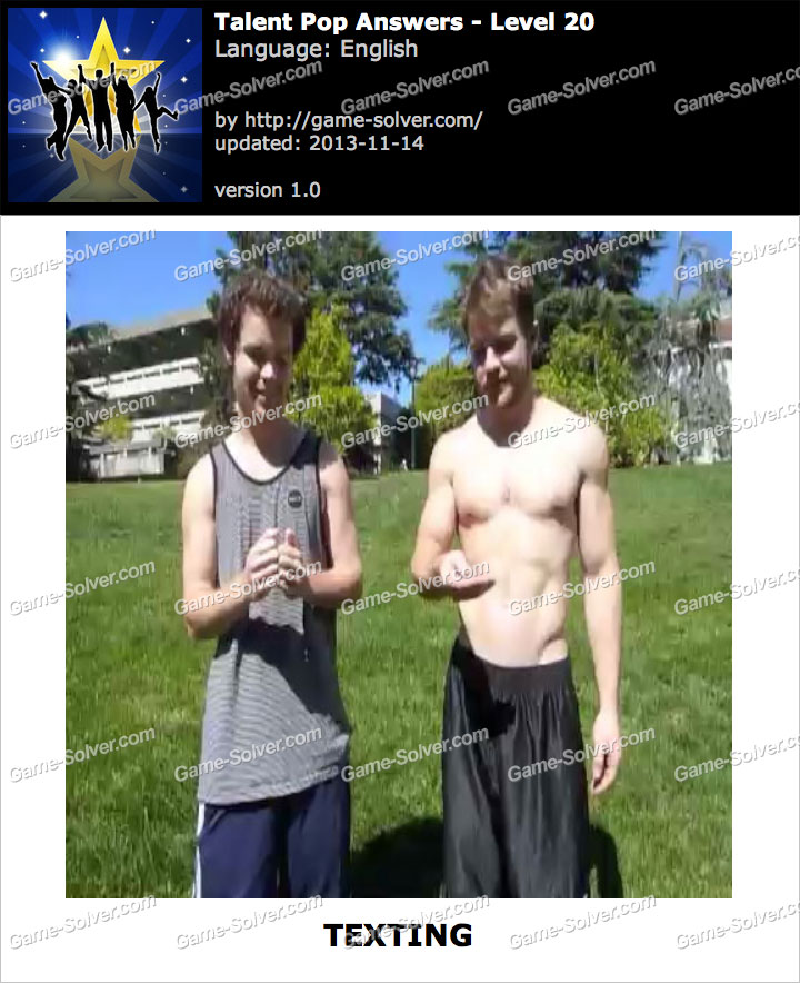 Talent Pop Level 20 • Game Solver