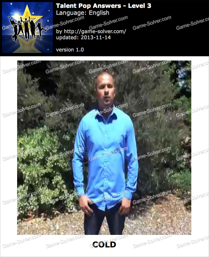 Talent Pop Level 3 • Game Solver