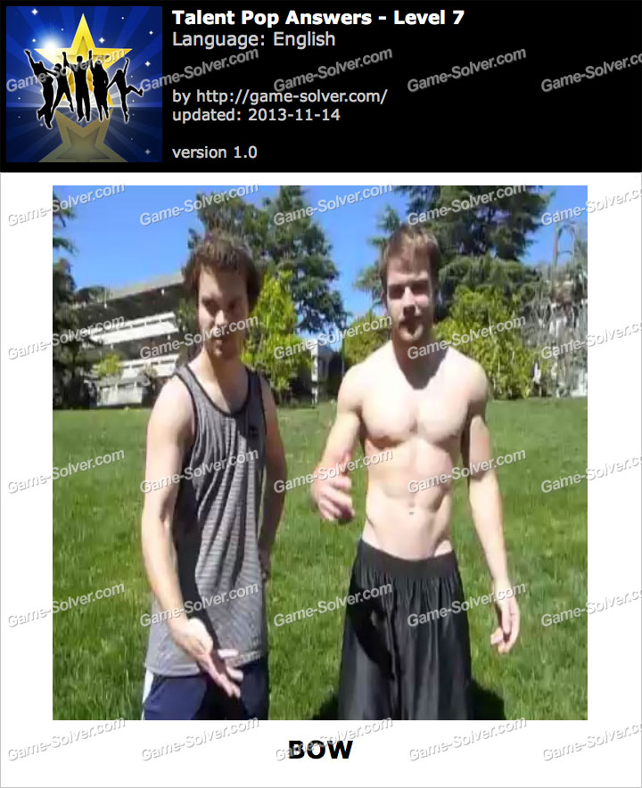 Talent Pop Level 7 • Game Solver