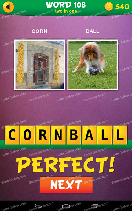 Two In One Word 108 • Game Solver