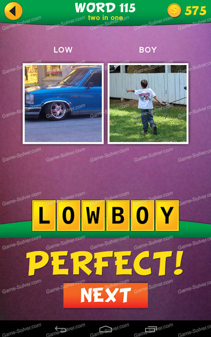 Two In One Word 115 • Game Solver