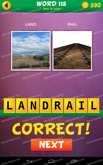 Two In One Word 118 • Game Solver