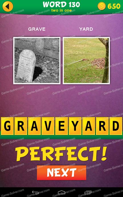 Two In One Word 130 • Game Solver