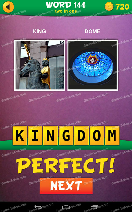 Two In One Word 144 • Game Solver