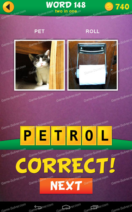 Two In One Word 148 • Game Solver