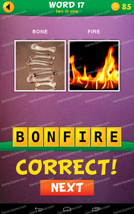 Two In One Word 17 • Game Solver