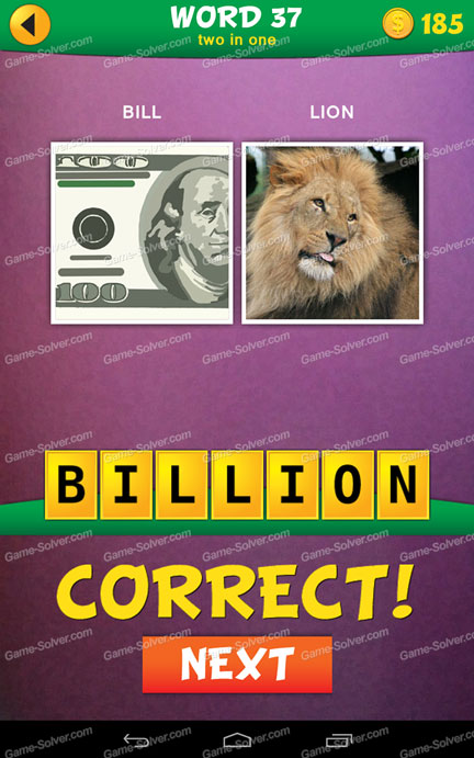 Two In One Word 37 • Game Solver