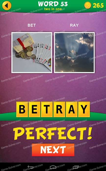 Two In One Word 53 • Game Solver