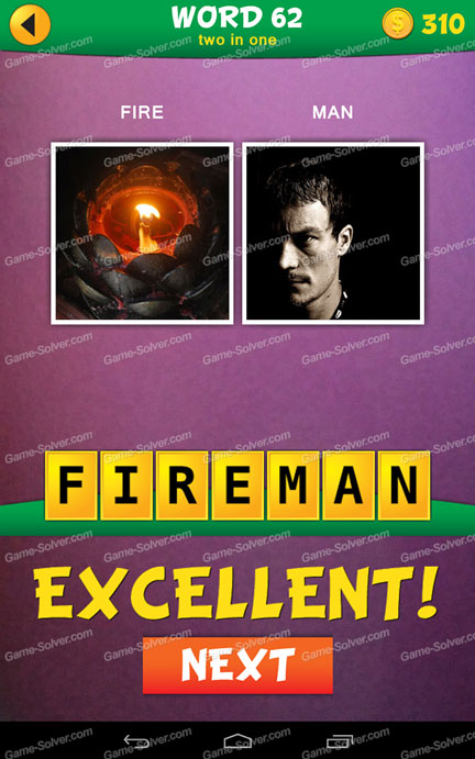 Two In One Word 62 • Game Solver