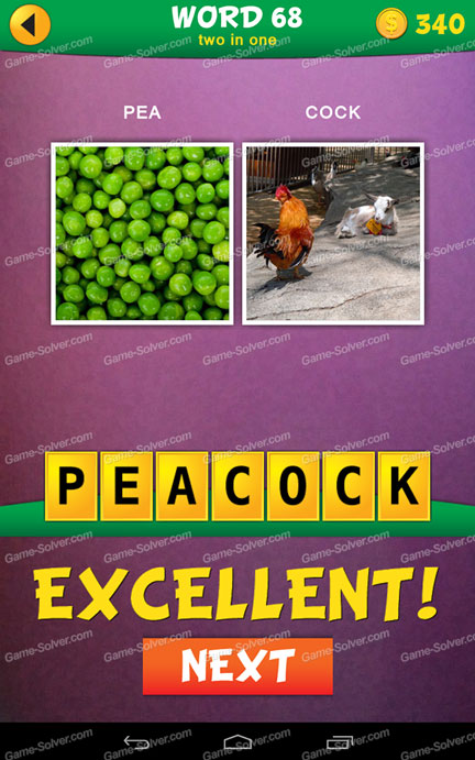 Two In One Word 68 • Game Solver