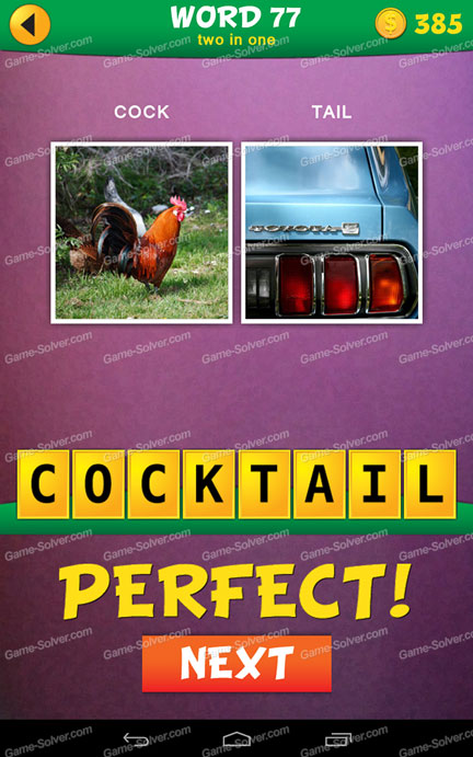 Two In One Word 77 • Game Solver