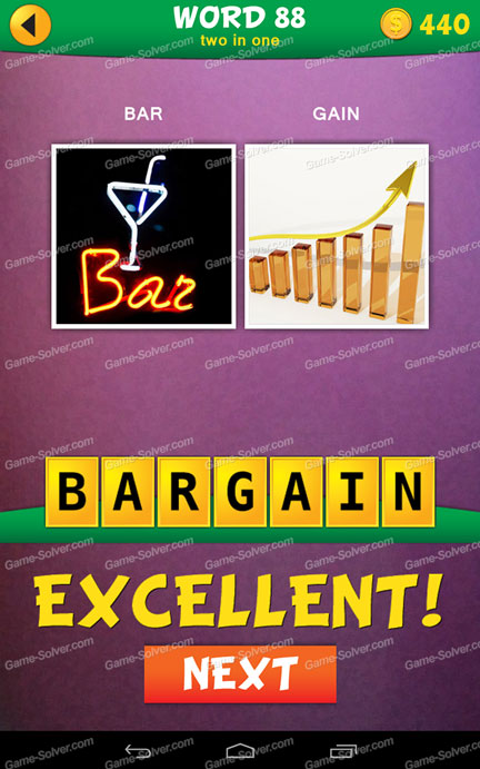 Two In One Word 88 • Game Solver