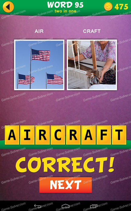 Two In One Word 95 • Game Solver