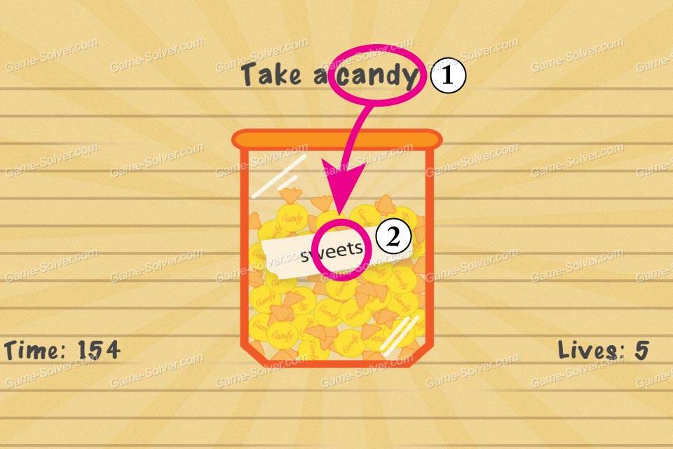 Impossible Test 2 Take a candy • Game Solver
