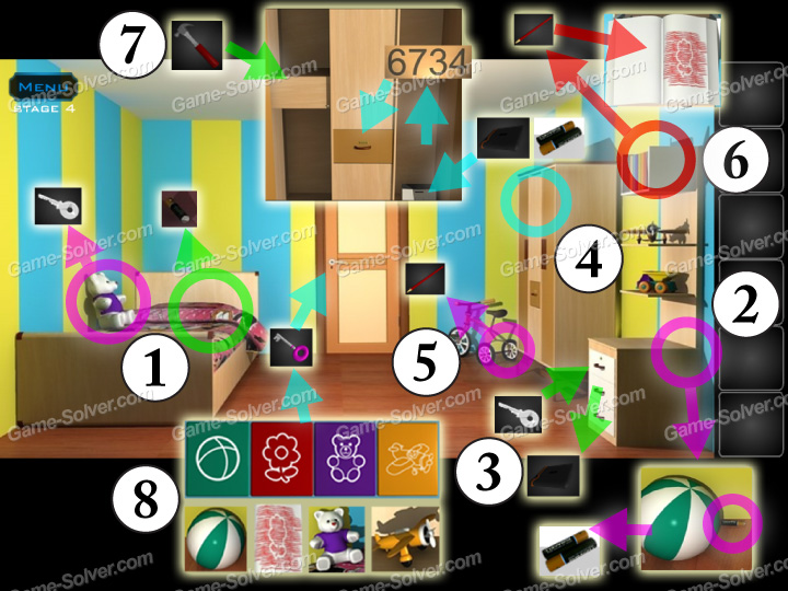 Let's Escape Level 4 • Game Solver