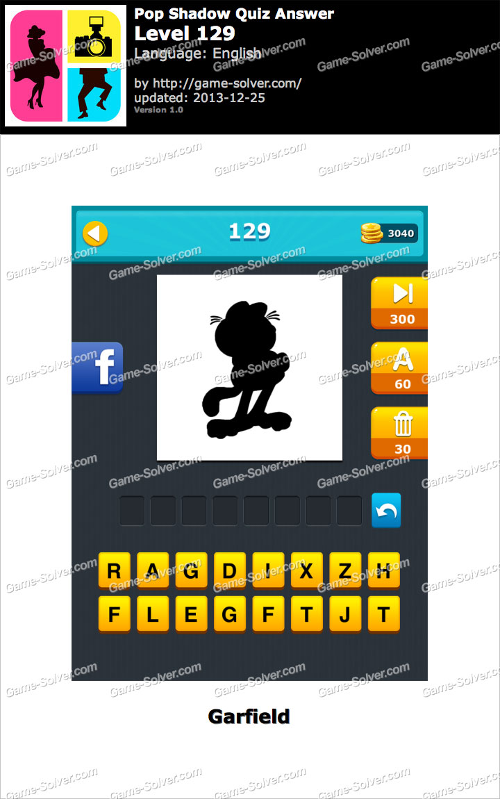 Pop Shadow Quiz Level 129 • Game Solver