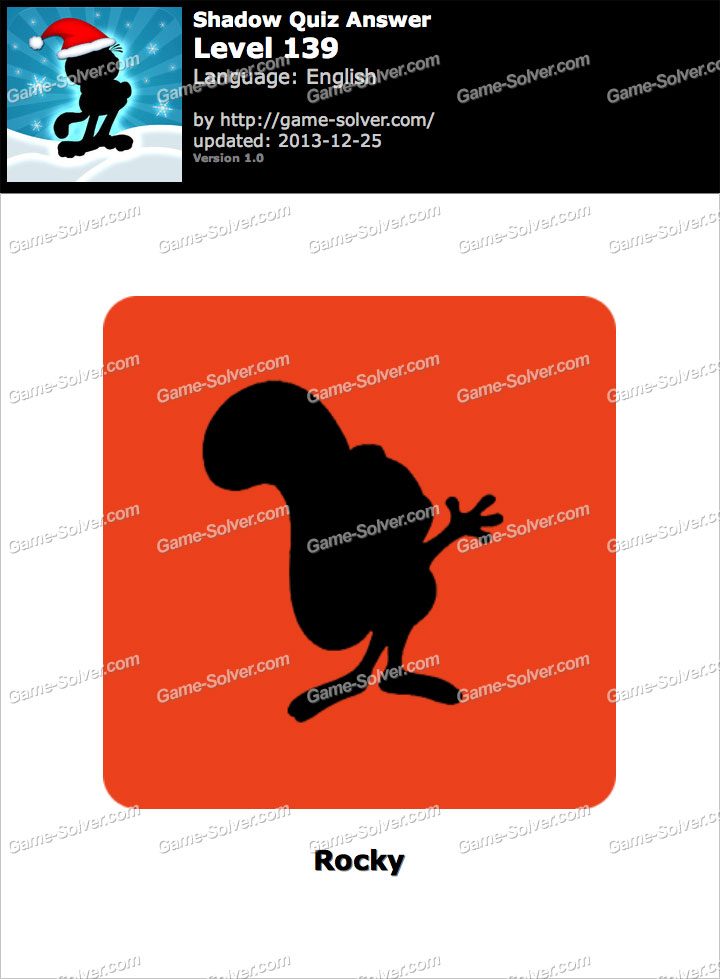 Shadow Quiz Level 139 • Game Solver