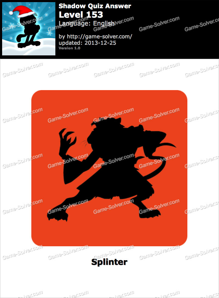 Shadow Quiz Level 153 • Game Solver