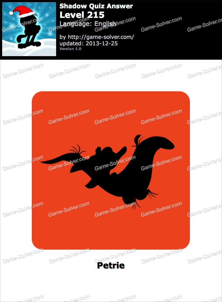 Shadow Quiz Level 215 • Game Solver