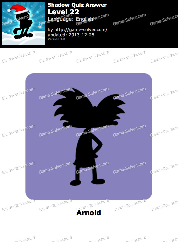 Shadow Quiz Level 22 • Game Solver