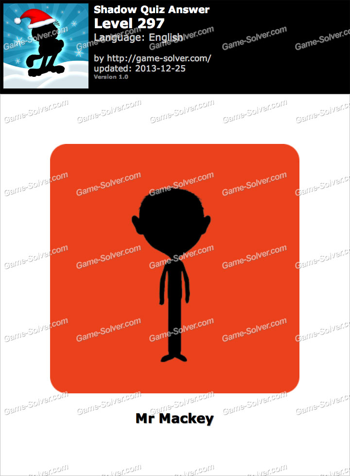 Shadow Quiz Level 297 • Game Solver