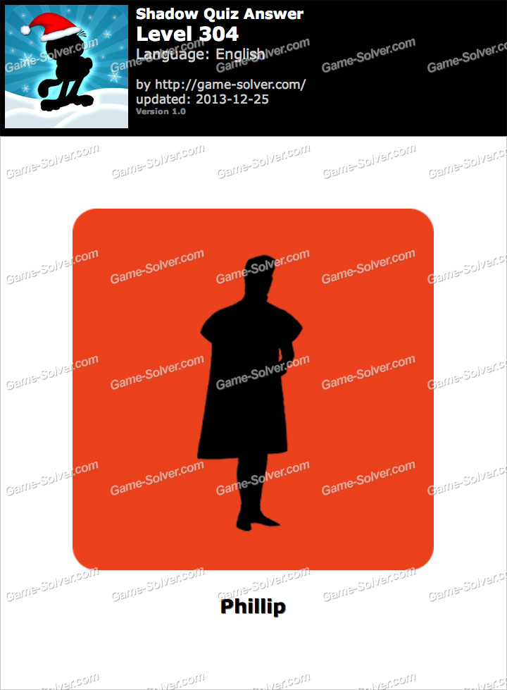 Shadow Quiz Level 304 • Game Solver