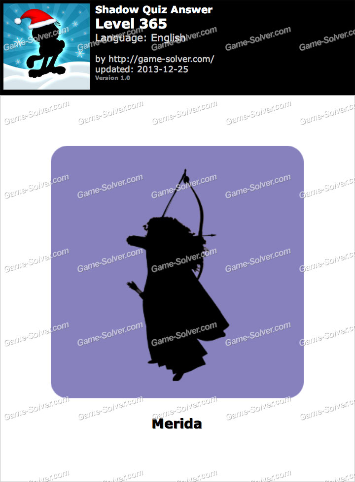Shadow Quiz Level 365 • Game Solver