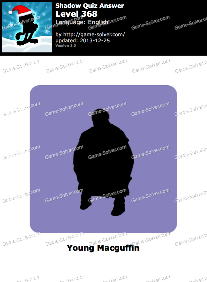 Shadow Quiz Level 368 • Game Solver