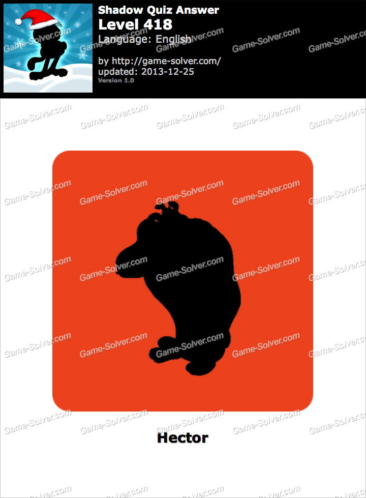 Shadow Quiz Level 418 • Game Solver