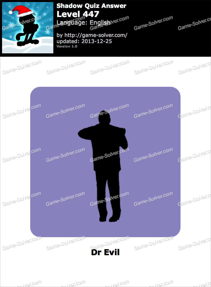 Shadow Quiz Level 447 • Game Solver