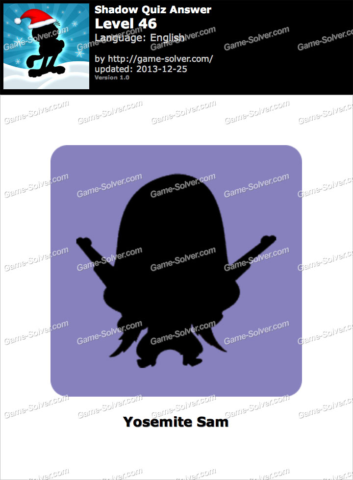 Shadow Quiz Level 46 • Game Solver