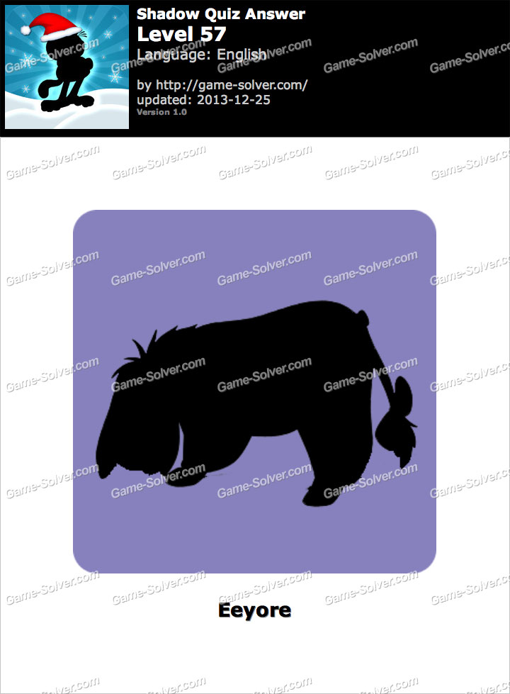 Shadow Quiz Level 57 • Game Solver