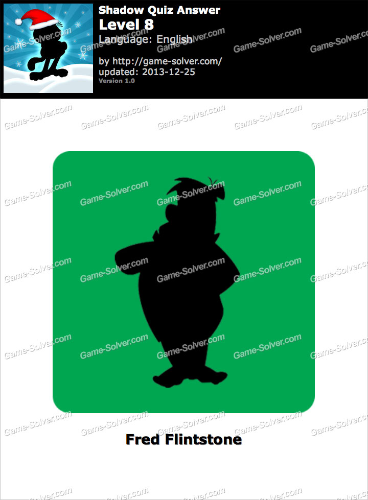 Shadow Quiz Level 8 • Game Solver