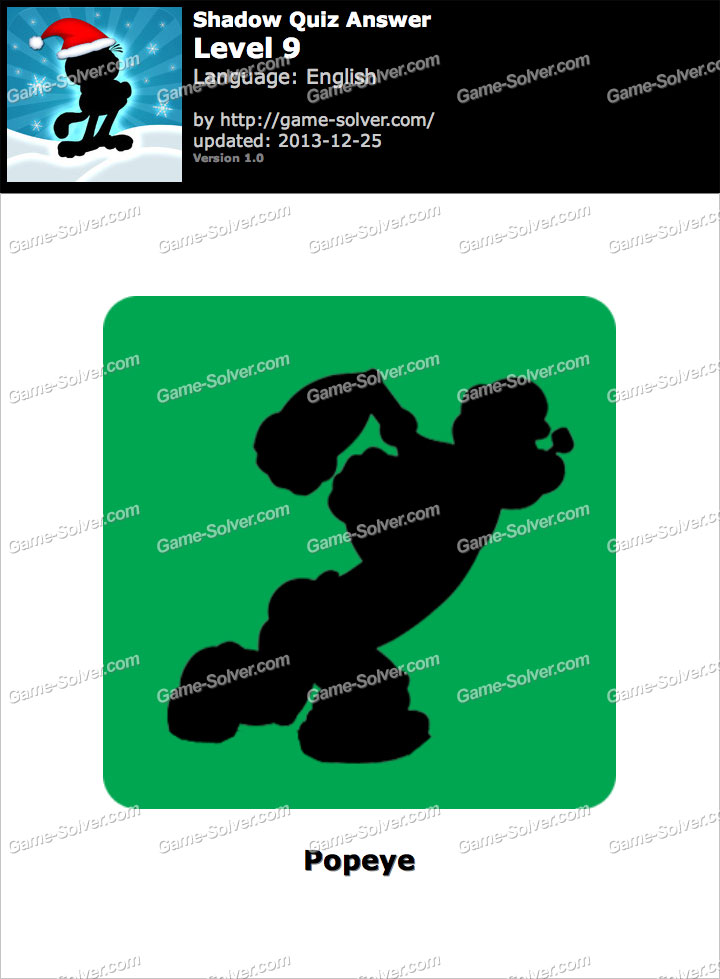Shadow Quiz Level 9 • Game Solver