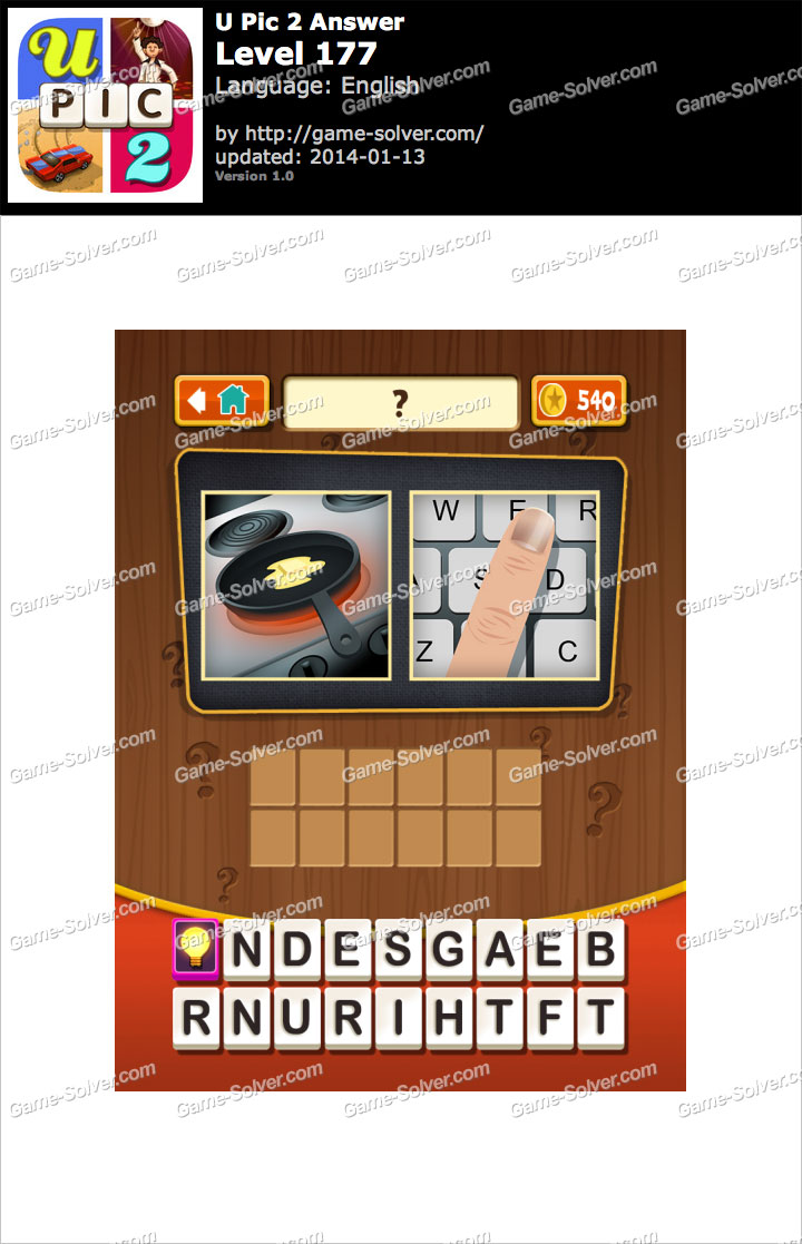 U Pic 2 Level 177 • Game Solver