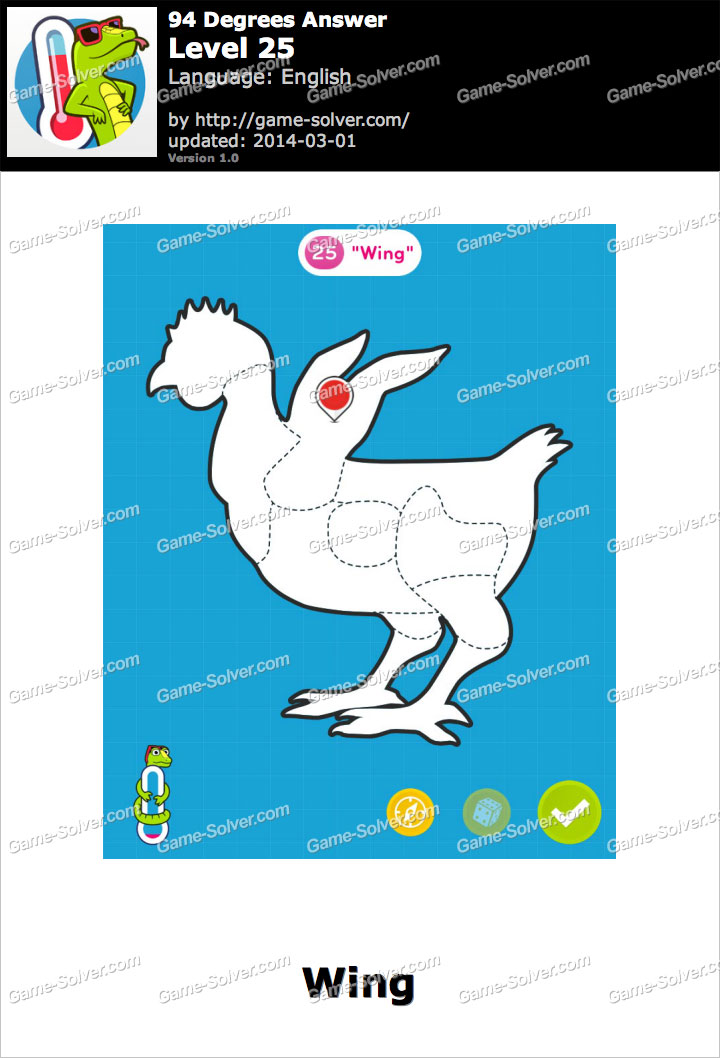 94 Degrees Level 25 • Game Solver