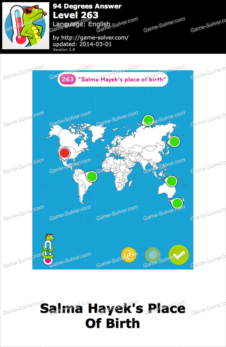 94 Degrees Level 263 • Game Solver