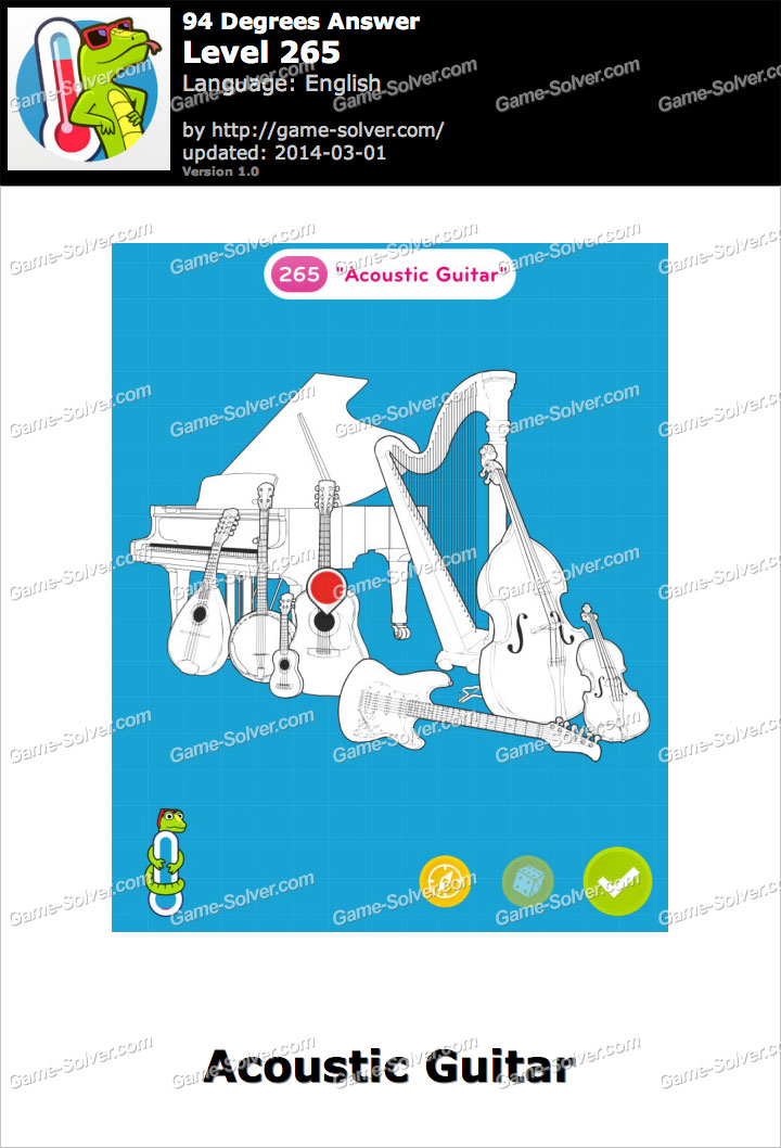 94 Degrees Level 265 • Game Solver