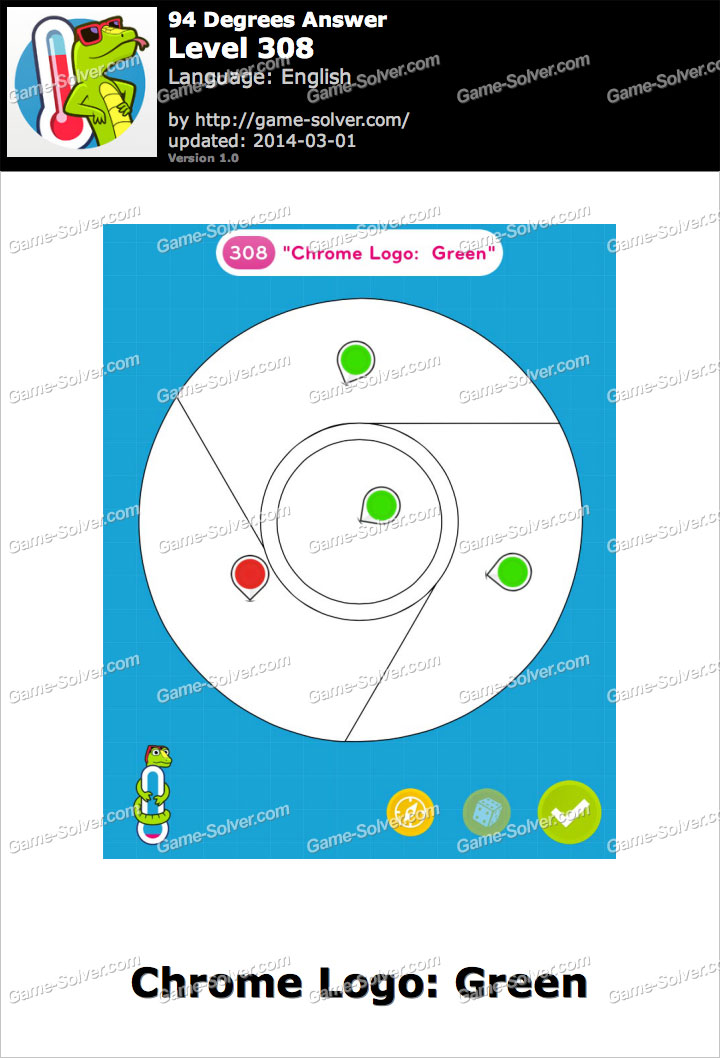 94 Degrees Level 308 • Game Solver