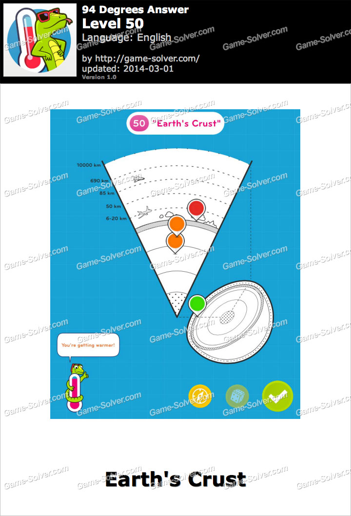 94 Degrees Level 50 • Game Solver