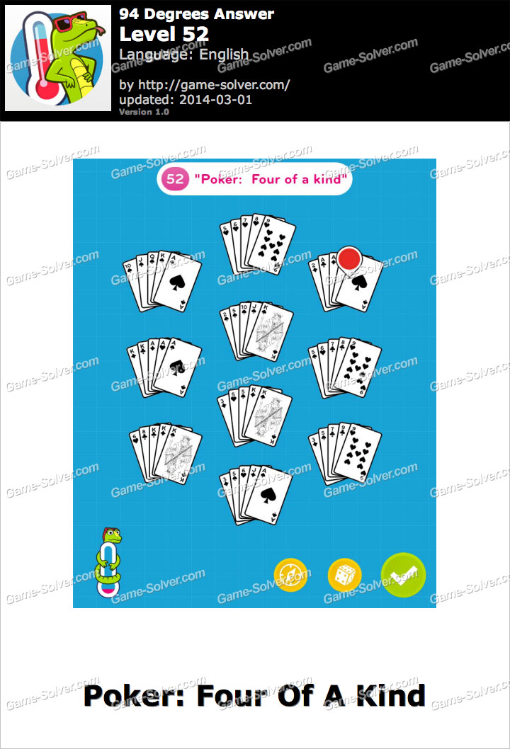 94 Degrees Level 52 • Game Solver