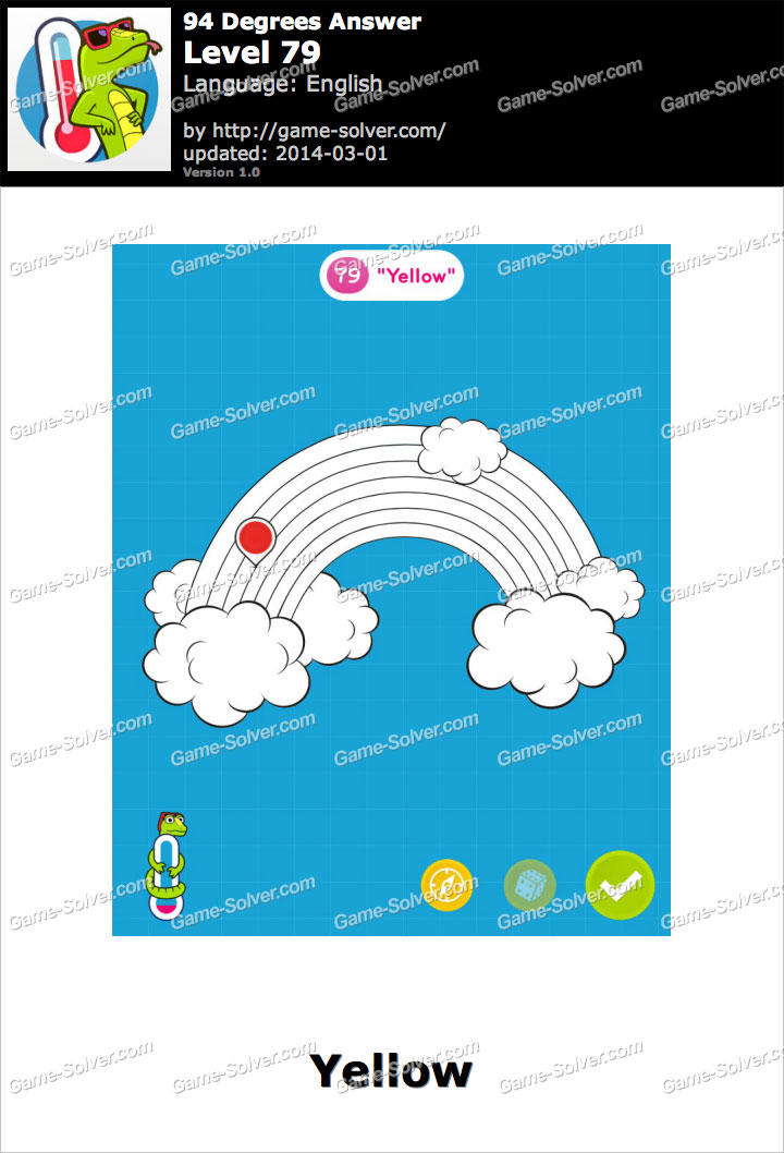 94 Degrees Level 79 • Game Solver