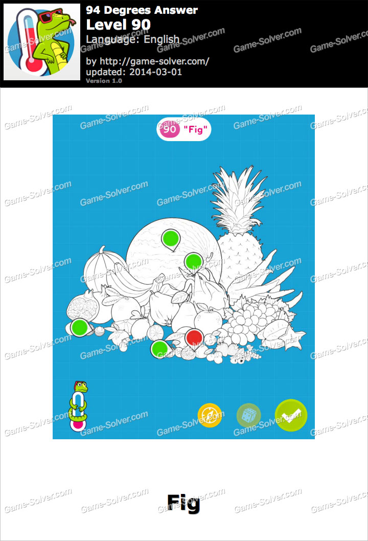 94 Degrees Level 90 • Game Solver