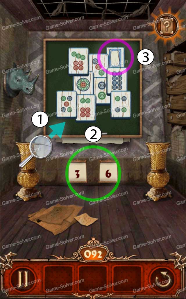 Escape Action Level 92 Game Solver