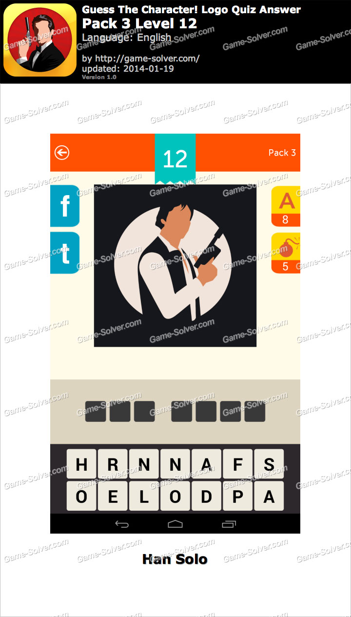 Guess The Character Logo Quiz Pack 3 Level 12 • Game Solver